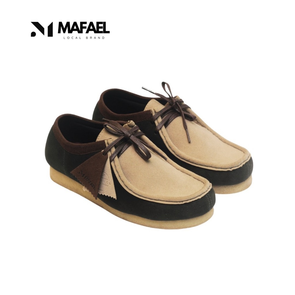 Wallabe Combi Natural Shoes. Suede Hanging Out Shoes for Men and Women ...