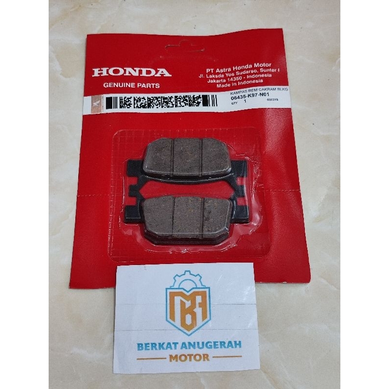 Honda PCX 150 PCX 160 ADV 160 VARIO 160 K97 REAR DISC BRAKE DISPAD ...