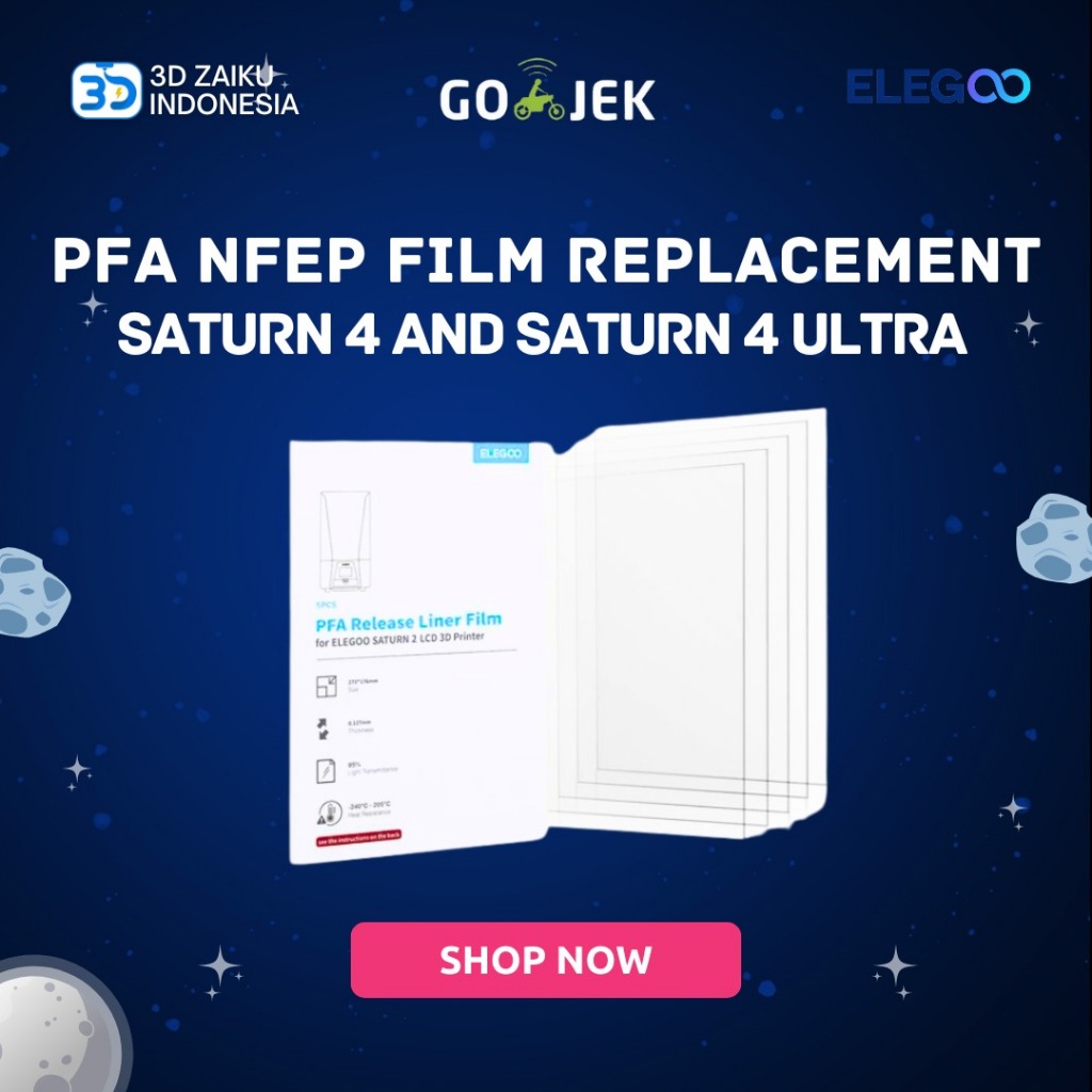 Elegoo Saturn 4 and Saturn 4 Ultra PFA NFEP Film Replacement | Shopee Malaysia