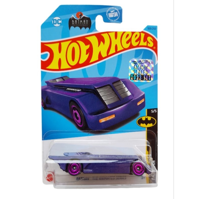 Hot Wheels DC Comics Batman Animated Series Batmobile Royal Purple ...