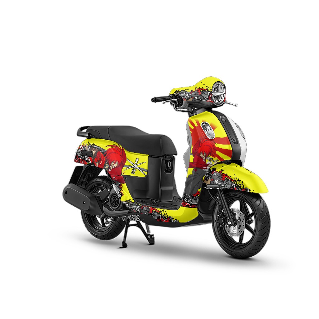 013 Yamaha Fazzio Full Body Decal Sticker - Yamaha Fazzio JAPAN Full ...