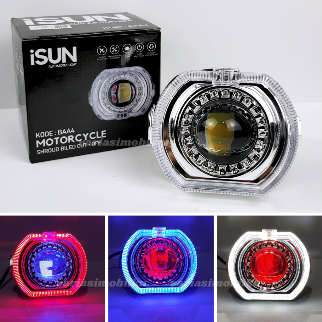 [VRM] [ISUN] Projie Biled Cut Off BAA4 4inch 4inch Biled Ala Laser Cut ...