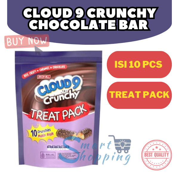 Cloud 9 Crunchy Chocolate Bar With 10pcs Treat Pack | Shopee Malaysia