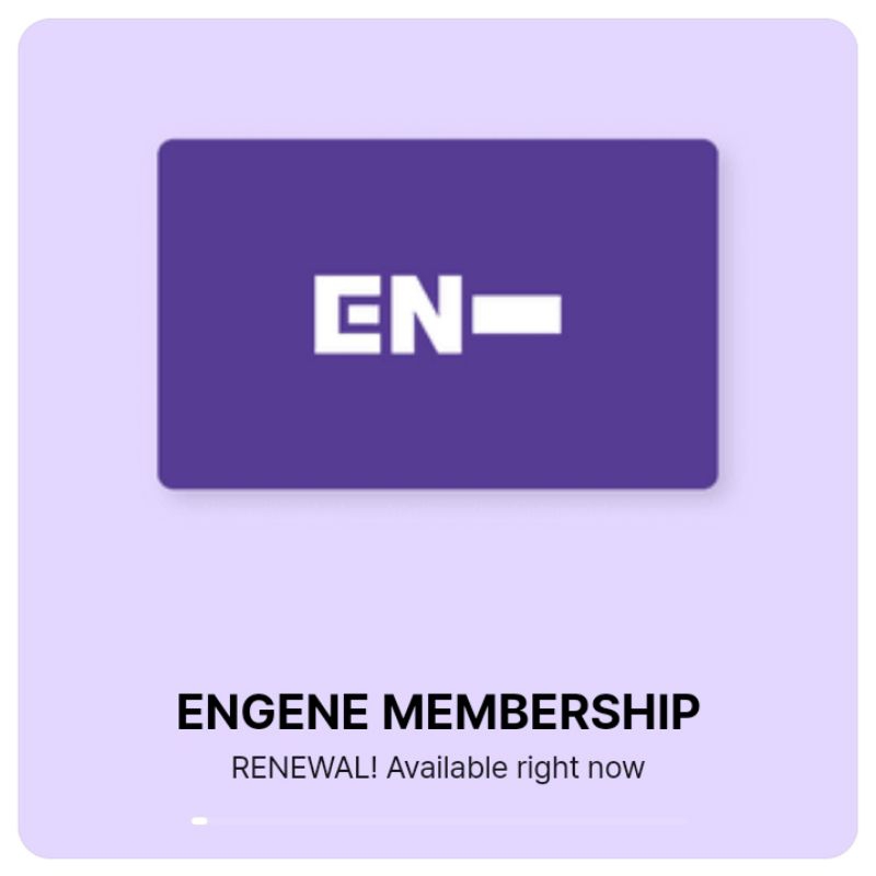 Enhypen GLOBAL OFFICIAL FANCLUB ENGENE MEMBERSHIP OLNY & KIT Check Out ...