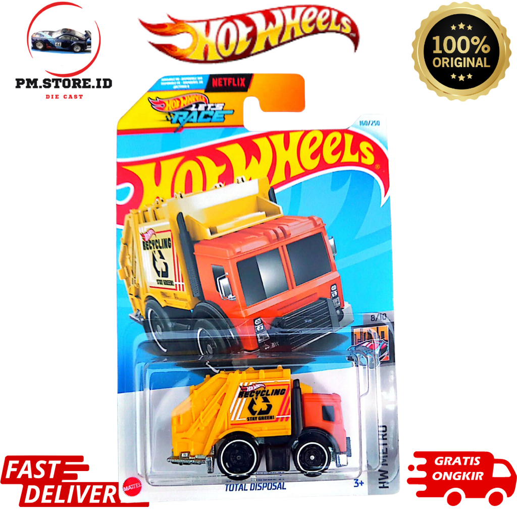 Hot wheels total disposal Yellow lot P 2024 | Shopee Malaysia