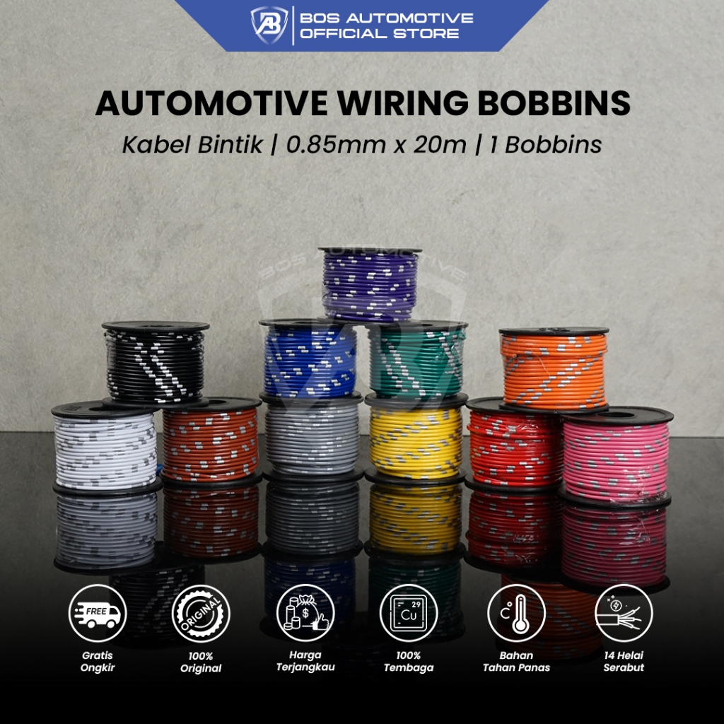 Avs Spot Cable 0.85MM x 20M Pure Copper Fiber Car Body Motorcycle ...
