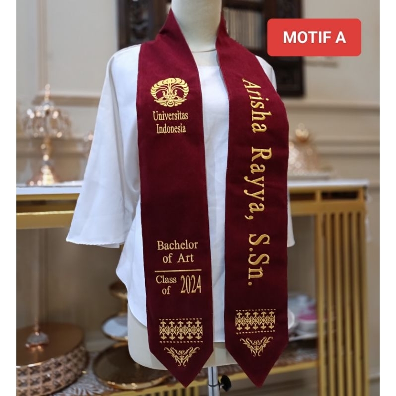 Batik MOTIF NECK GRADUATION SAVE (2 layers of velvet) | Shopee Malaysia