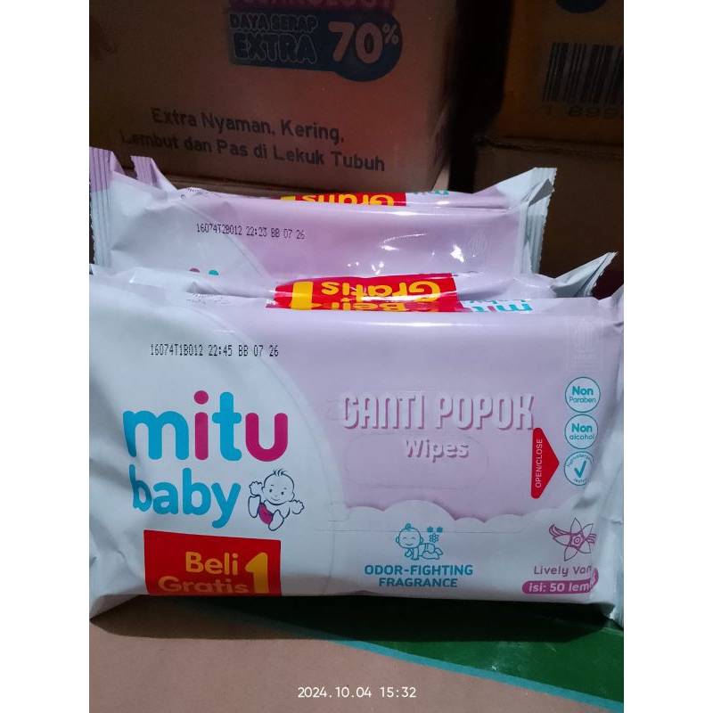 Mitu Wet Tissue 50 Sheets Buy 1 Get 1 Free | Shopee Malaysia