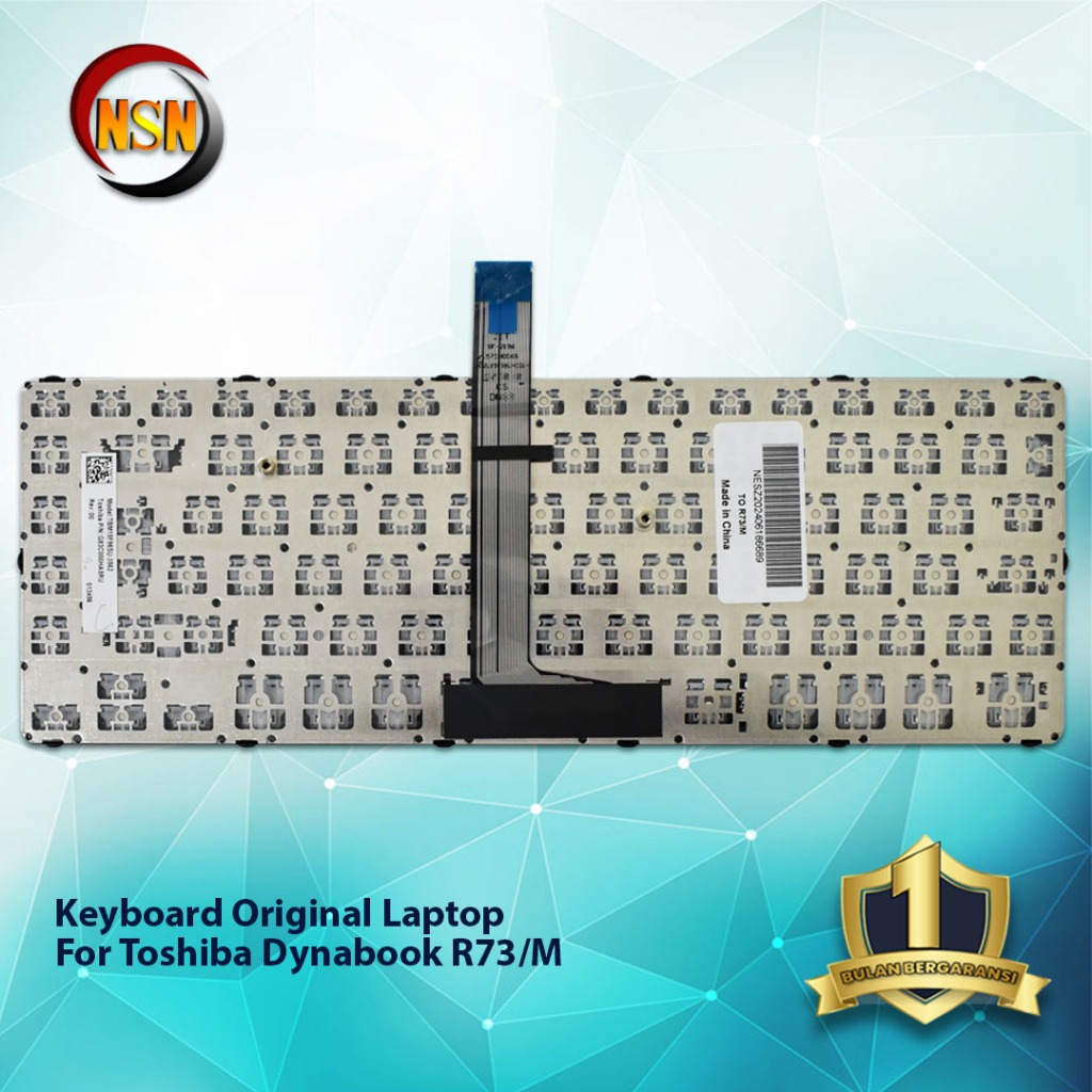 Original Toshiba Dynabook R73M Laptop Keyboard | Shopee Malaysia