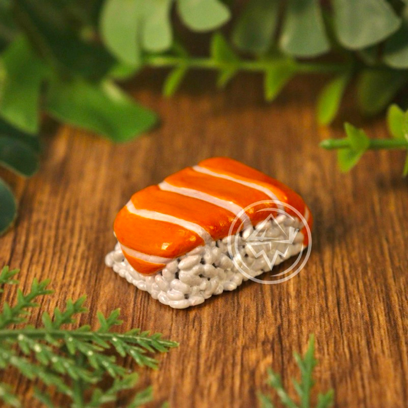 Sushi artisan keycaps TAB CAPSLOCK RIGHT SHIFT BACKSLASH salmon nigiri ...