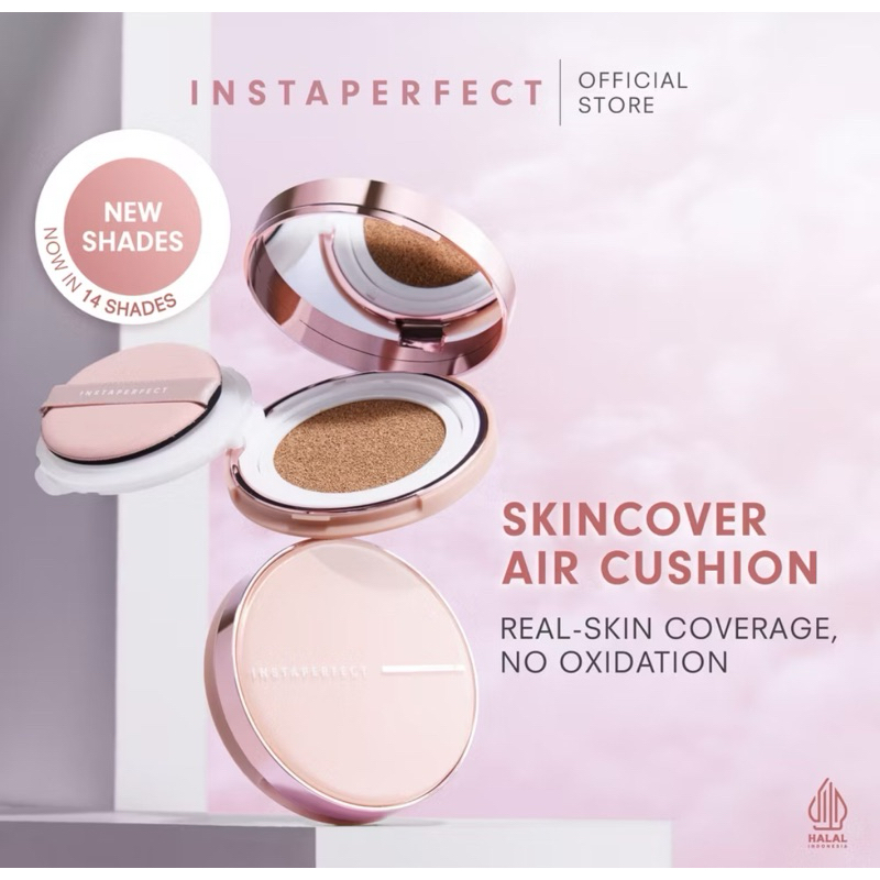 Wardah INSTAPERFECT SKINCOVER AIR CUSHION SPF 50 PA++++ WITH 360 URBAN ...