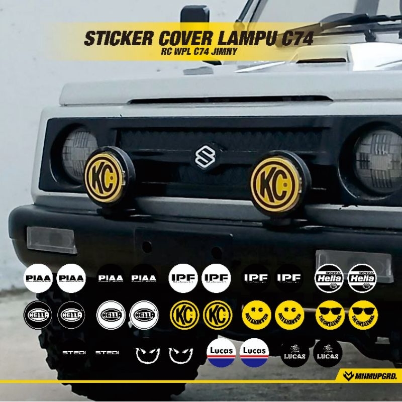 Rc Sticker cover WPL C74 jimny lamp | Shopee Malaysia