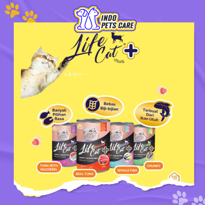 Life cat Can 400gr Wet food cat Can Wet food Kitten Adult, cat & child ...