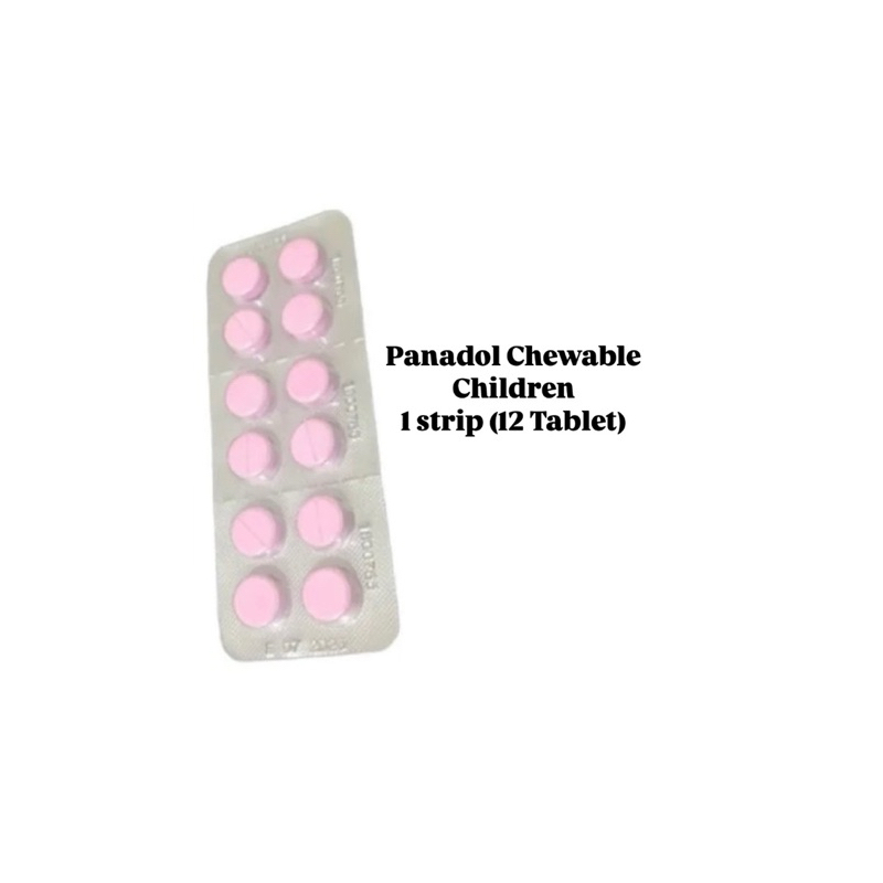 Panadol Children Malaysia Chewable 12 Tablets (1 Strip) | Shopee Malaysia