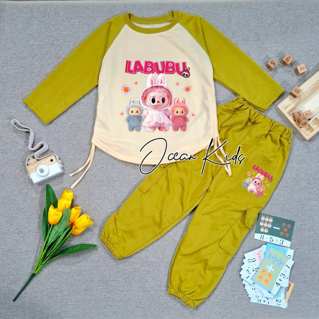 Labubu Suits For Girls Viral Girls Clothes For Girls Joger Suits For ...