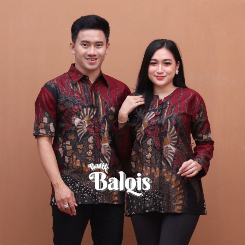 Modern Couple Batik Batik Batik Shirts Men Women Tops Blouse Batik ...