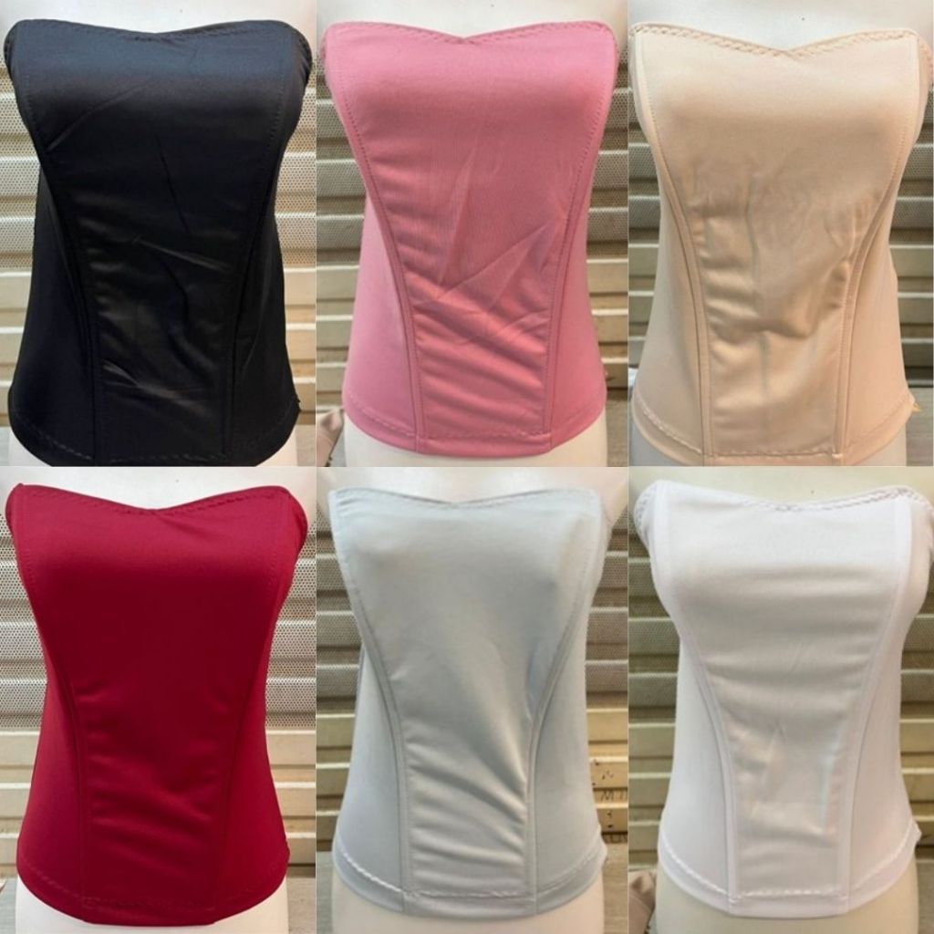 Bustier Camisole Inner Corset Kebaya Various Color Options | Shopee ...