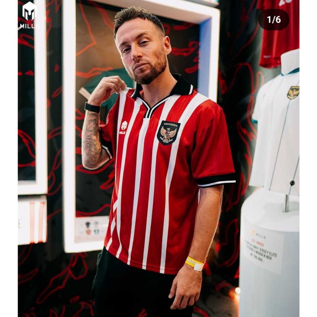 Indonesian national team football shirt away 2024 national team jersey ...