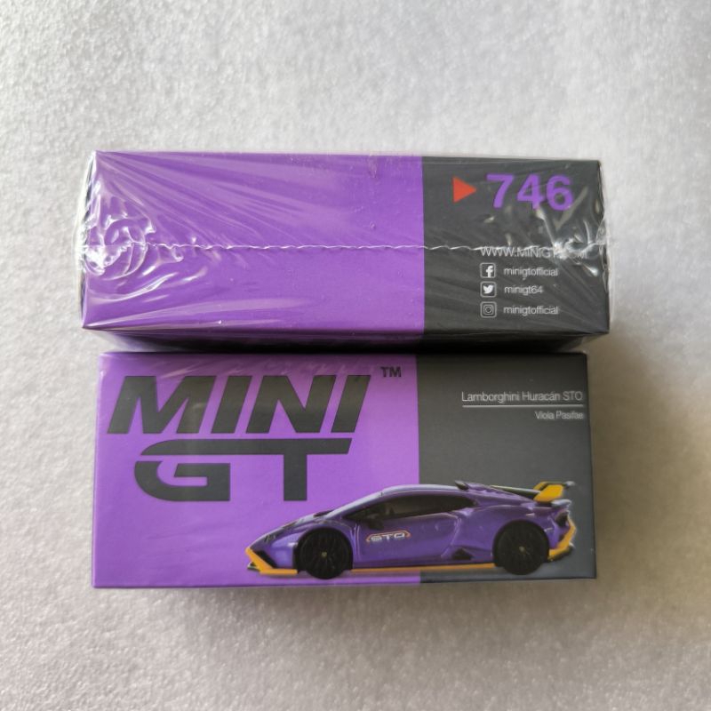 Mini GT 746 LAMBORGHINI HURACAN STO VIOLA Passive | Shopee Malaysia
