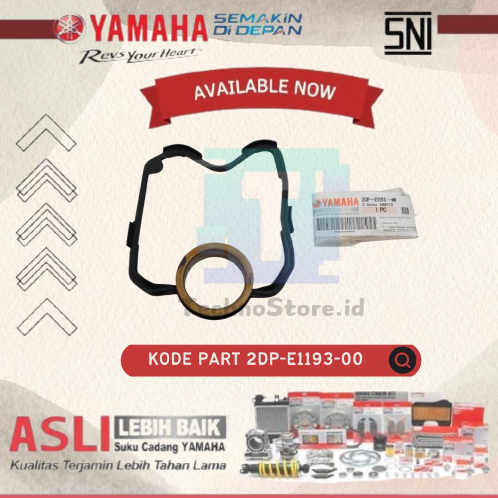 ORIGINAL YAMAHA Nmax Block Head Cover Rubber Seal Gasket 2DP-E1193-00 ...