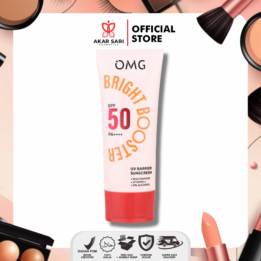 Omg OH MY GLOW BRIGHT BOOSTER UV BARRIER SUNSCREEN SPF 50 PA++++ - 25ml ...