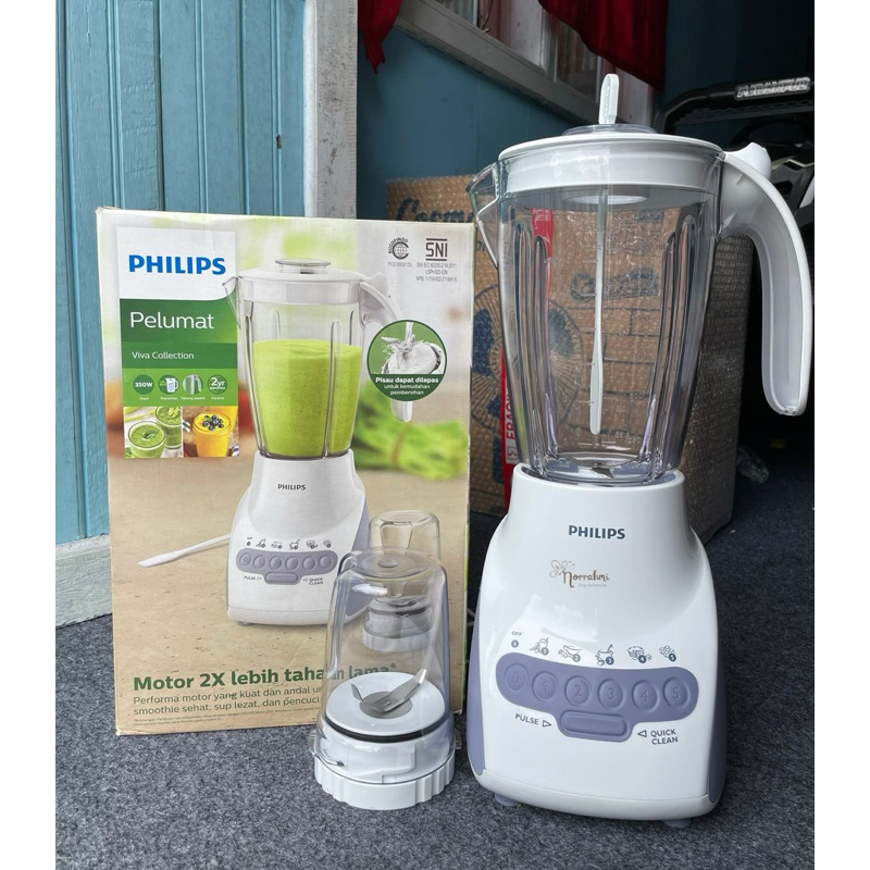 Philips 2in1 Blender 2 Liter HR 2115 plastic mica cup Original and ...