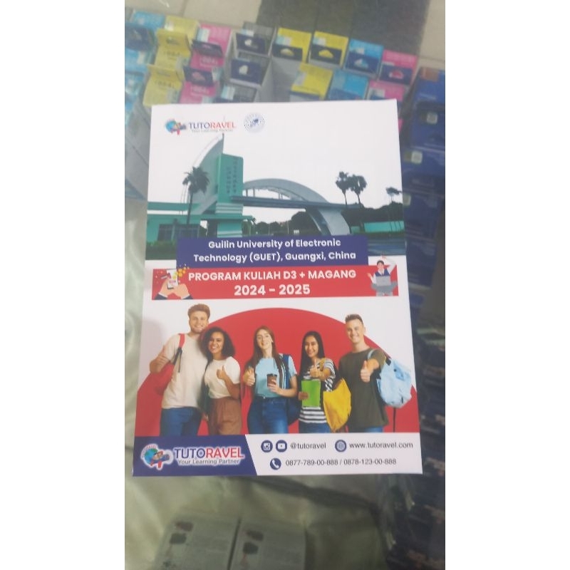Print Brochure A4 1-sided/2-sided glossy Paper 150 gsm | Shopee Malaysia