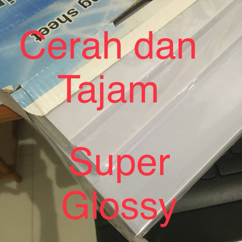 PUTIH Instant Id Card PVC Paper 0,76mm, 25 sets||25 sets of white pvc ...