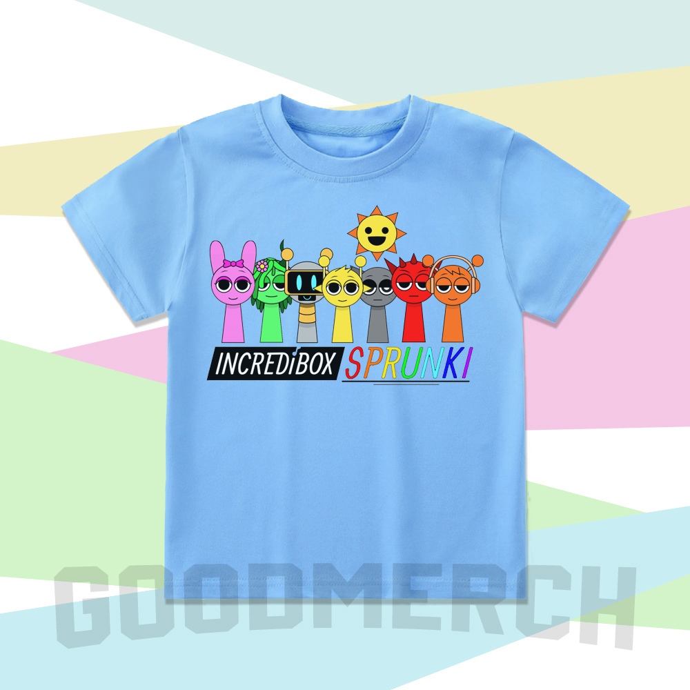 Children's CLOTHING INCREDIBOX CHILDREN'S T-SHIRTS SPRUNKI GAME VIRAL ...