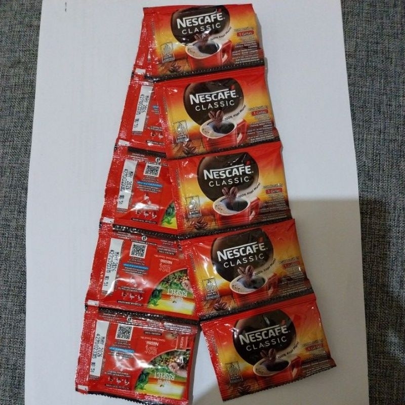 1 pack contains 10 Nescafe Classic 2g sachets | Shopee Malaysia