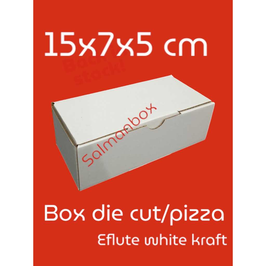 PUTIH Box PACKING White SIZE 15X7X5 CM/BOX DIECUT White/BOX DIE CUT ...