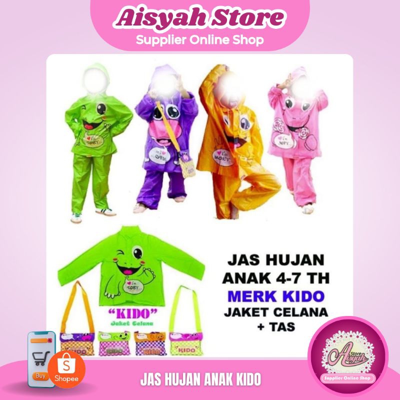 Kido Children's Raincoat (4-7th) | Shopee Malaysia