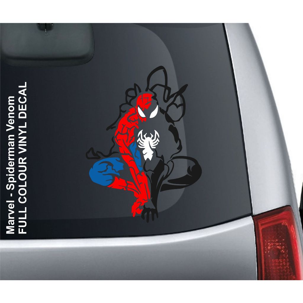 Marvel Spiderman Venom Cutting Sticker | Shopee Malaysia