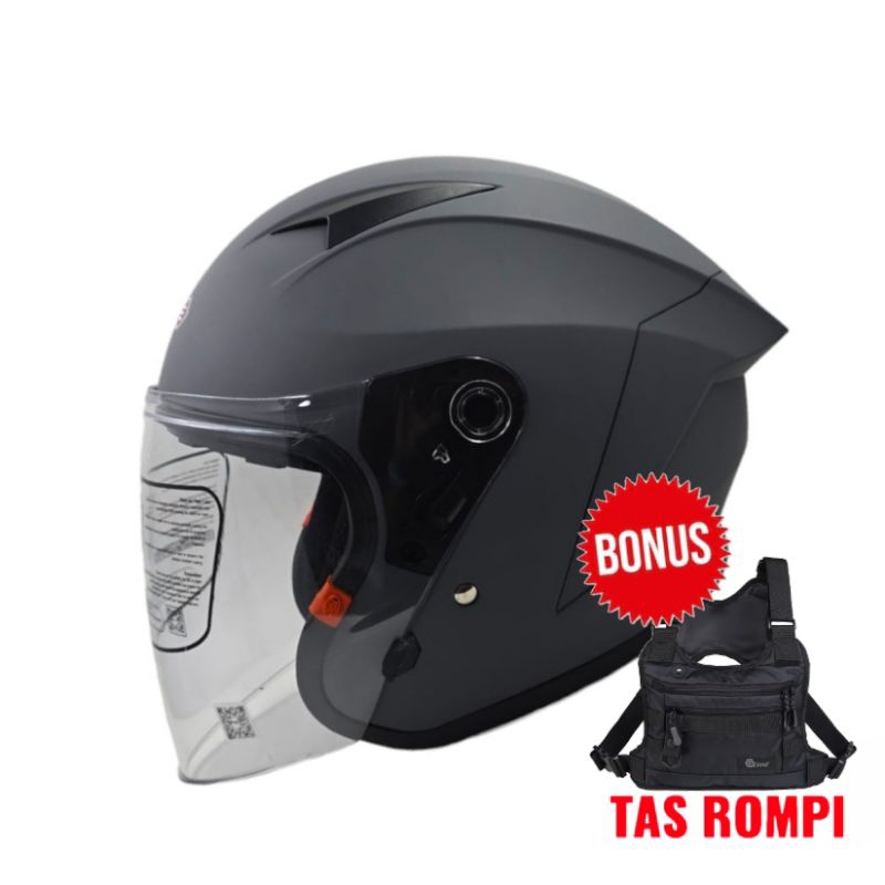 Force Contemporary Handsome SNI Half Face Helmet Helmet Spoiler for Men ...