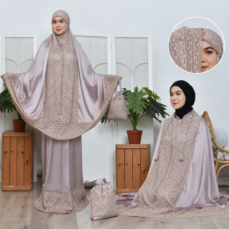 Premium Silk Mukena/Eid Mukena/Luxury Silk Mukena/Premium Silk ...
