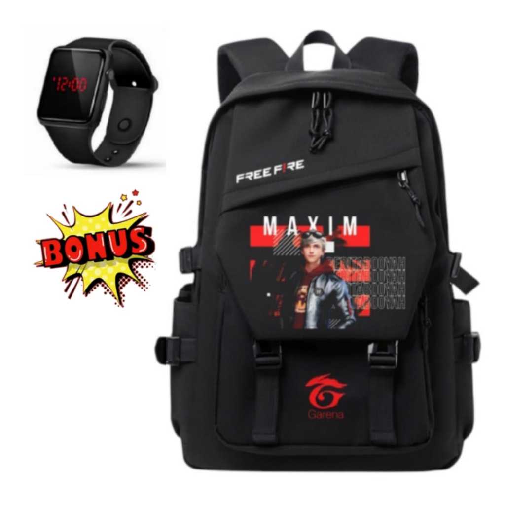 Children's Bags With FREE FIRE And mobile legend gaming Motifs ...