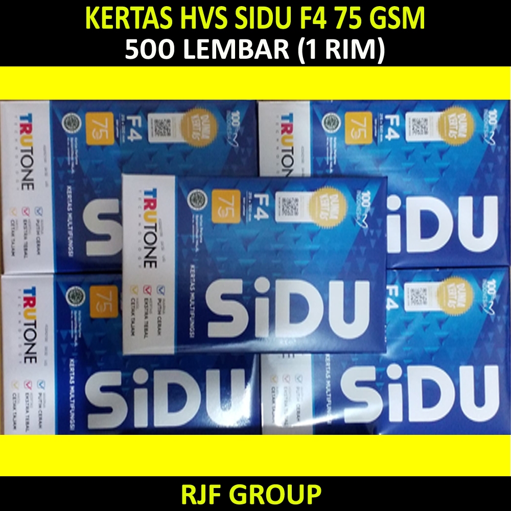 Hvs F4 75 GSM SiDU PAPER 500 SHEETS | Shopee Malaysia