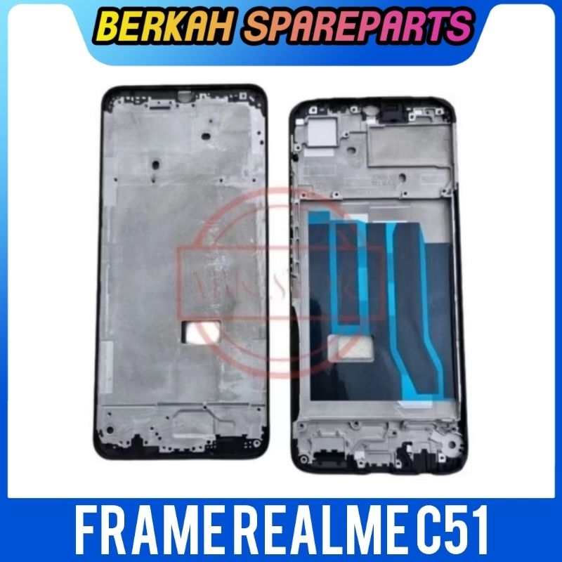 Realme C51 RMX3830 LCD BONE FRAME ORIGINAL LCD STAND TREATMENT | Shopee ...