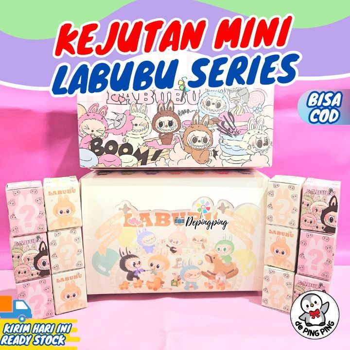 GANTUNGAN Mini Labubu Hanger/ Mini Labubu Figure/ Mini Labubu Surprise ...