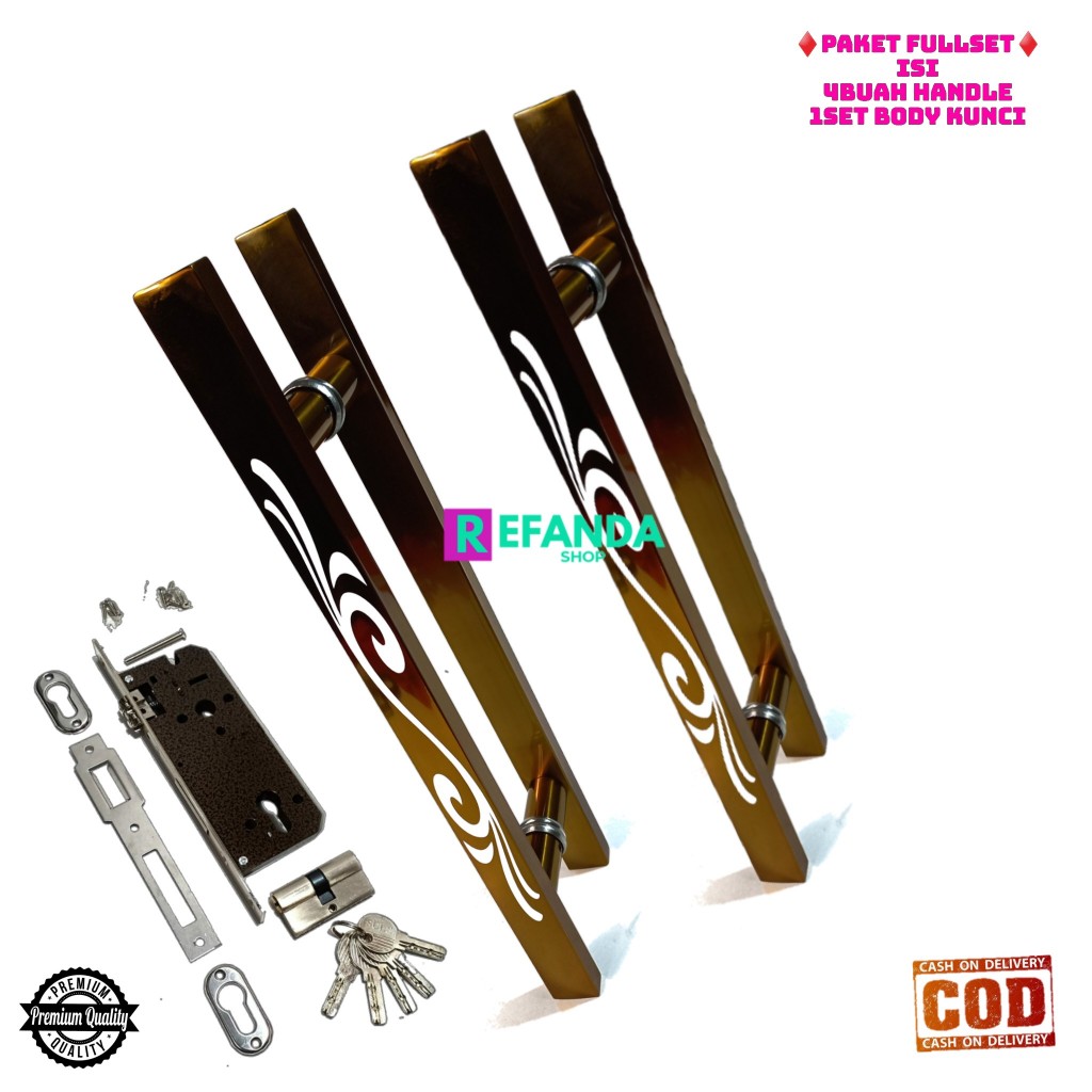 Package for the front door, 2 door leaves, fighting butterfly models ...