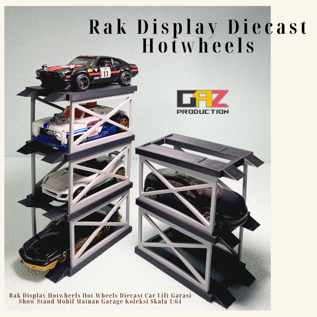 Hot Wheels Hotwheels Display Rack Diecast Car Garage Show Stand Toy Car ...