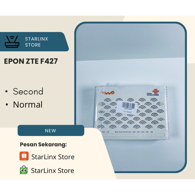 F460 V6 ZTE Modem Router Epon Gpon | Shopee Malaysia