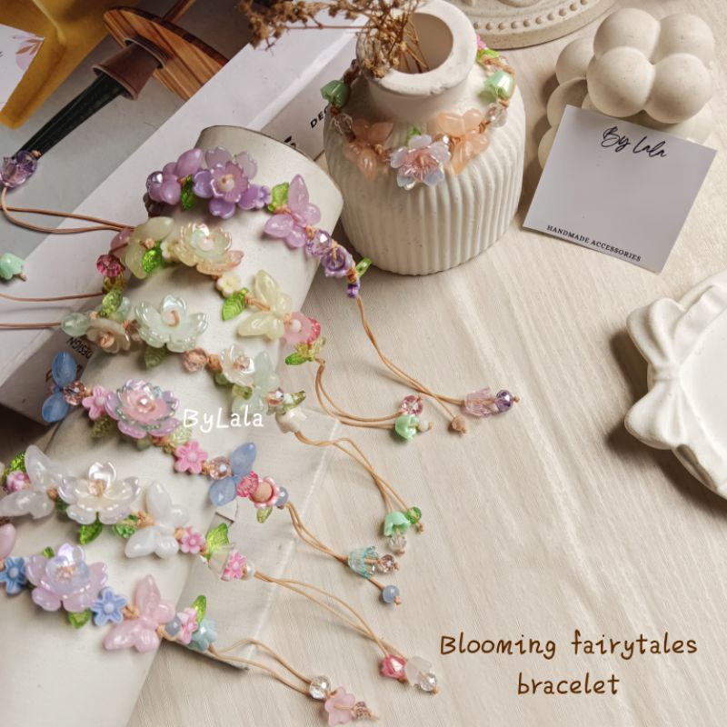 Blooming fairy bracelet / fairytales drawstring bracelet | Shopee Malaysia