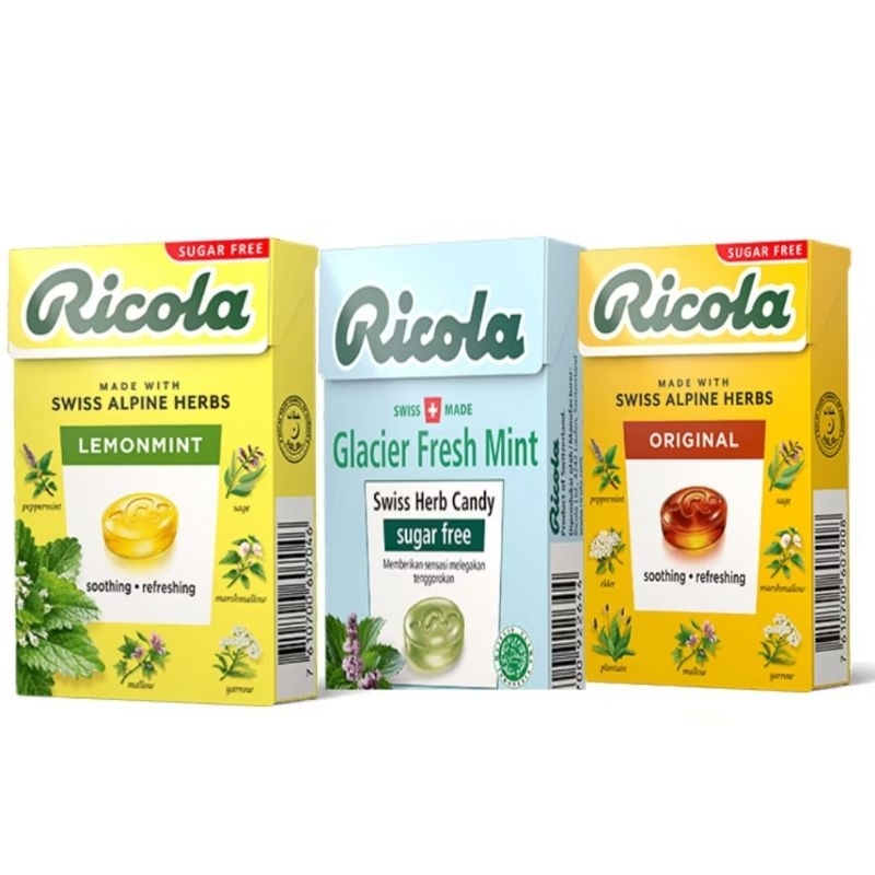 Ricola Swiss Herb Candy Sugar Free 40gr | Shopee Malaysia