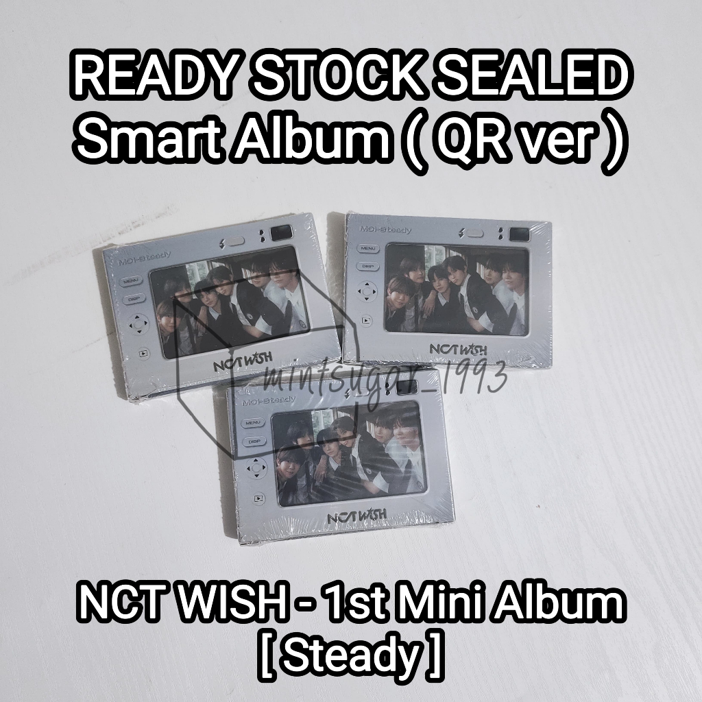 Nct WISH - 1st Mini Album [ Steady ] ( QR Ver. ) (Smart Album) (Sion Riku Yushi Jaehee Ryo ...