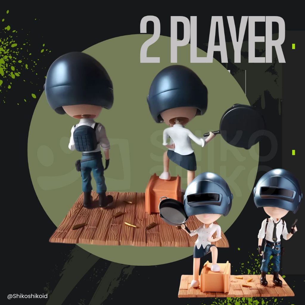 Fgcpbg Figure Chibi PUBG Battle Field Action Figure | Shopee Malaysia