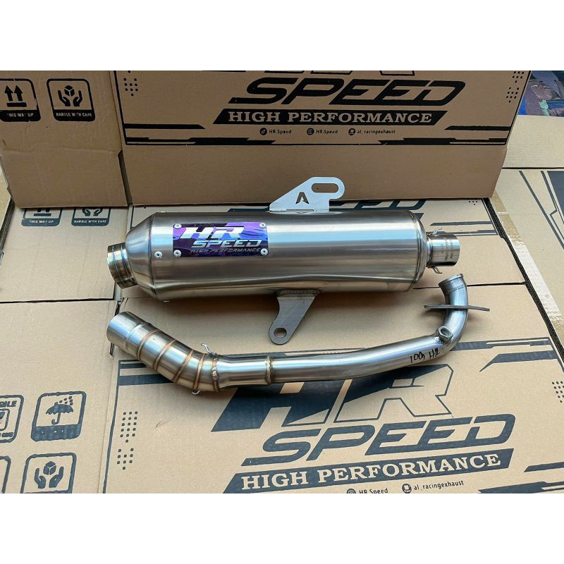 Standard racing exhaust 4 inch nmax Aerox vario pcx lexi stylo adv ...