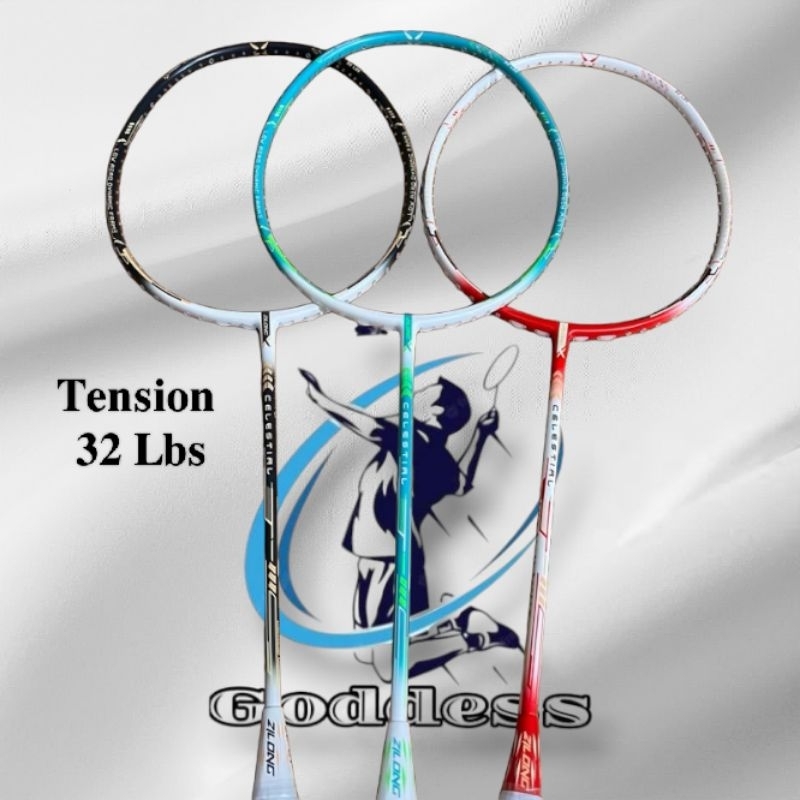 Original ZILONG CELESTIAL 32 LBS BADMINTON RACKET | Shopee Malaysia
