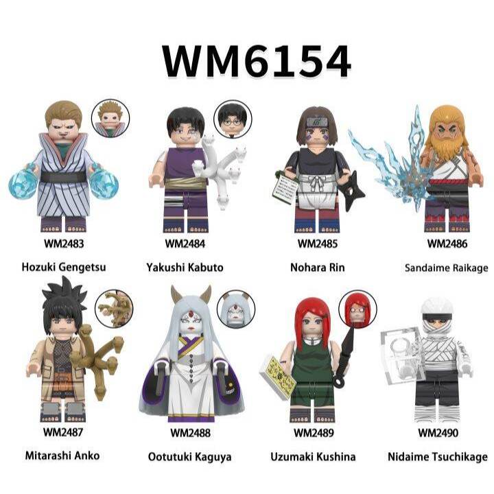 Wm6154 Naruto Hozuki Gangetsu Yakushi Kabuto Nohara Rin Sandaime ...
