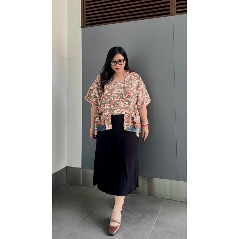 Baebasica - LAKSHMI Big Size Batik Blouse | Batik Blouse LD 140 | Jumbo ...